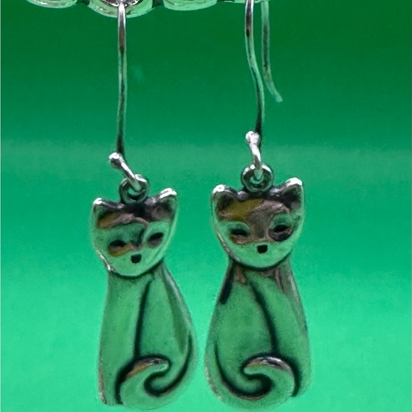James Avery | Jewelry | James Avery Cat Kitten Dangle Earrings Long ...